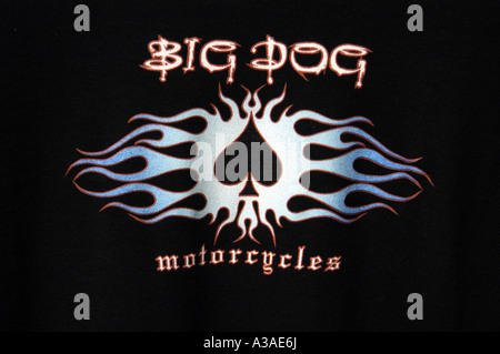 Big Dog MC, Shirt Design Stock Photo - Alamy