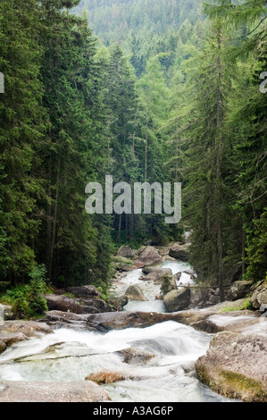 Obrovsky waterfall, High Tatras Mountains (Vyoske Tatry), Tatra ...