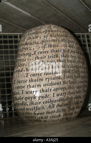 Cursing Stone Millenium Gallery Carlisle Cumbria England Stock Photo ...
