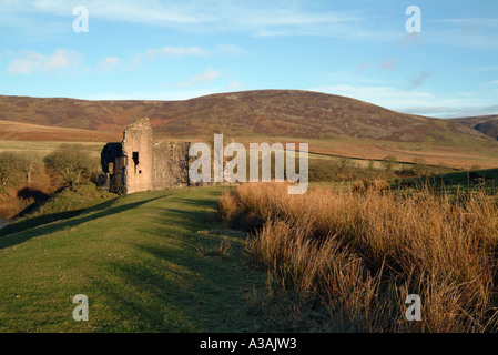 Morton Castle near Thornhill Dumfries and Galloway Scotland Stock Photo ...