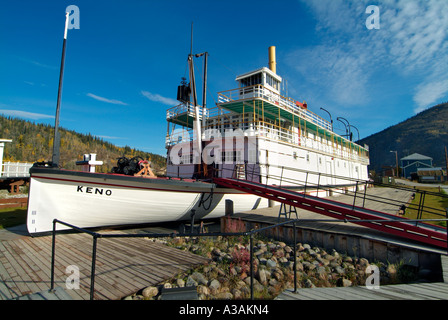 SS Keno, Paddle steamer, sternwheeler, Dawson City, Yukon, Canada Stock ...