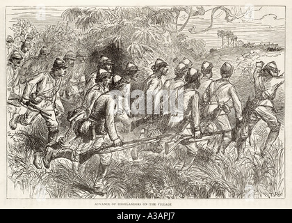 amoaful highlander Battle of 1874 ashantee ashante Africa war history ...