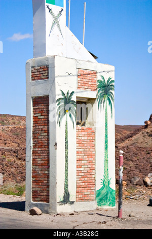 Dikhil Region welcome gate, Djibouti, Africa Stock Photo - Alamy