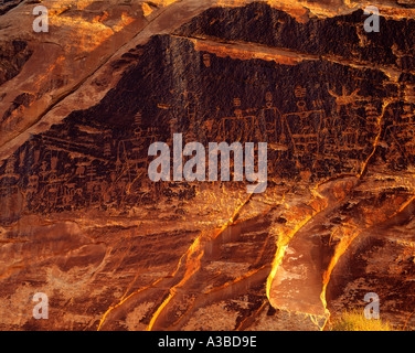 Anasazi, Petroglyphs, Butler Wash, San Juan River, Bluff, Colorado ...