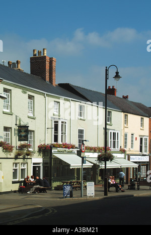 the street view in Welshpool, UK Stock Photo - Alamy