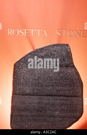 The Rosetta Stone up close Stock Photo - Alamy