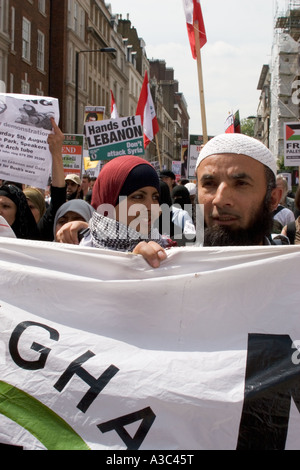 Stop the war rally 5th August 2006 London England Stock Photo - Alamy