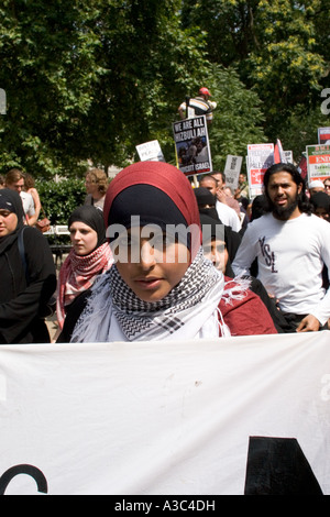 Stop the war rally 5th August 2006 London England Stock Photo - Alamy