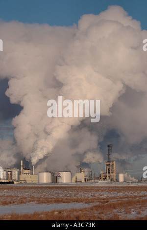 Heavy oil upgrader Lloydminster, Saskatchewan Stock Photo - Alamy