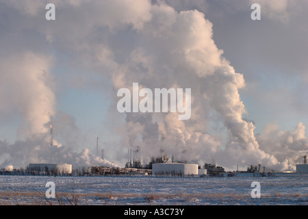Heavy oil upgrader Lloydminster, Saskatchewan Stock Photo - Alamy