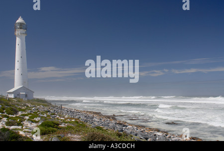 Slangkop point lighthouse on the Atlantic coast of the Cape Peninsula ...