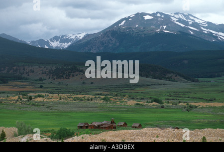 Leadville, Colorado - The abandoned mining town of Gilman on Battle ...