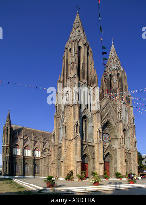 Saint Philomena's Christian Church, Mysore, South India Stock Photo ...