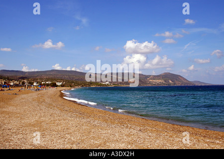 LATSI BEACH CYPRUS WHICH IS ALSO KNOWN AS LATCHI or LAKKI Stock Photo ...