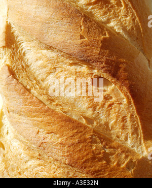 The texture of the crust of bread. Tasty fresh bread, close up. Macro ...