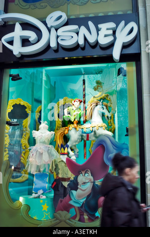 Disney Store Window Display Champs Elysees Paris France Stock Photo - Alamy