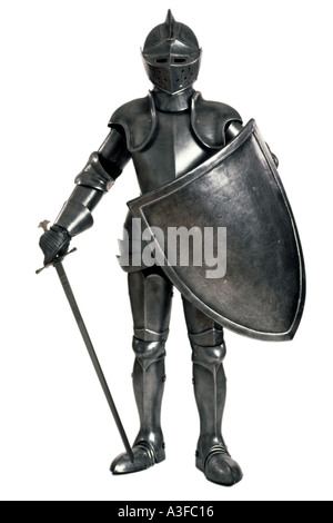 Knight in shining Armor Stock Photo - Alamy