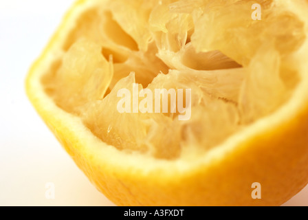 lemon (Citrus limon), is squeezed Stock Photo - Alamy