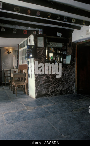 Country Pub Interior, The Royal Oak Inn, Withypool, a traditional oldie ...