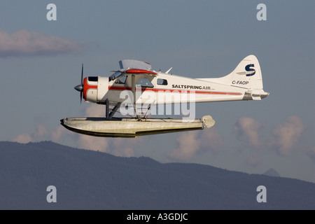 Iconic de Havilland Beaver Floatplane Landing In Vancouver Harbour ...