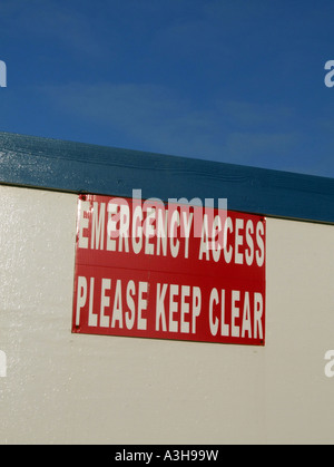 emergency access point on building site Stock Photo: 10787846 - Alamy