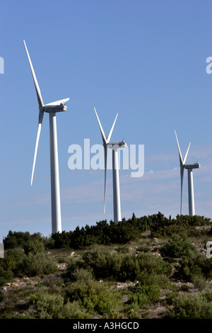 wind power south france Stock Photo - Alamy