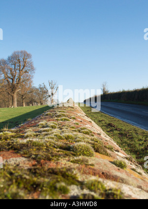 Red brick Walls surrounding the Somerleyton Estate Somerleyton Suffolk ...