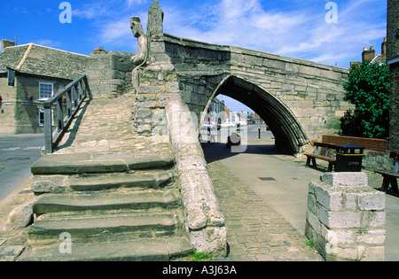 Triangular Bridge Crowland Lincolnshire England Stock Photo - Alamy