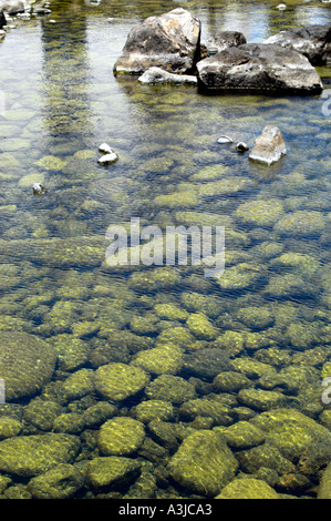Pebbles under water Stock Photo - Alamy