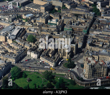 Bath Abbey aerial photo Stock Photo - Alamy