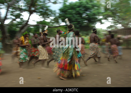 Traditional dance by villagers of Ipai custom village on Tanna Island ...