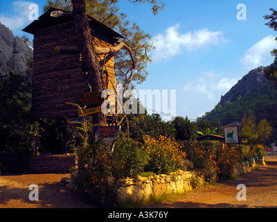 Tree house at Olympos, Turkey Stock Photo - Alamy