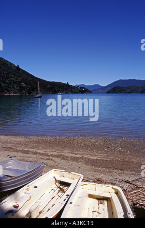 Portage. Queen Charlotte Sound. South Island New Zealand Stock Photo ...