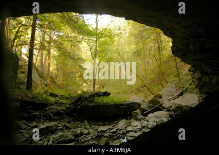 Cascade cave in Carter Caves State Park in Kentucky Stock Photo - Alamy