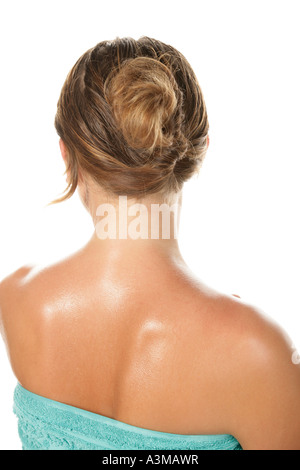 Nape of a young woman's neck Stock Photo - Alamy