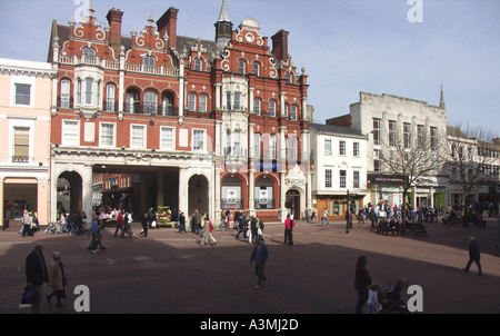ipswich town center market suffolk coastal town england uk gb Stock ...