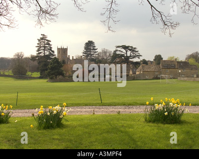 Oxfordshire Combe Longa near Woodstock St Laurences Church and village ...