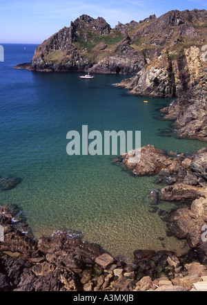 Elender cove South Devon beach between Gammon Head and Prawle point ...