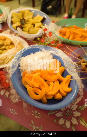 Feast Aitu Island Cook Islands Polynesia Stock Photo - Alamy