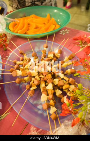 Feast Aitu Island Cook Islands Polynesia Stock Photo - Alamy