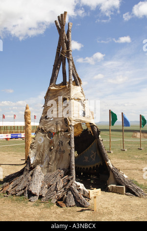 Central Tower Ulaanbaatar, Blue Sky Tower and statue of Damdin ...
