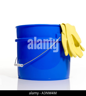 cleaning objects in bucket Stock Photo - Alamy