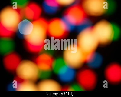 Festive glittering christmas lights. Abstract cement concrete ...