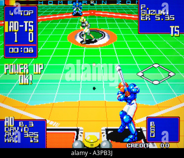 2020 Super Baseball SNK Corp 1991 vintage arcade videogame screenshot ...