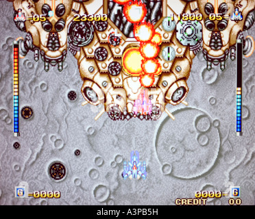 Alpha Mission II 2 SNK Corp 1991 vintage arcade videogame screenshot ...