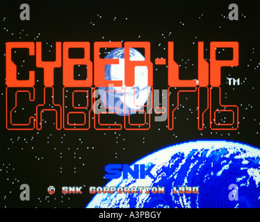 Cyber Lip SNK Corporation 1990 vintage arcade videogame screenshot ...