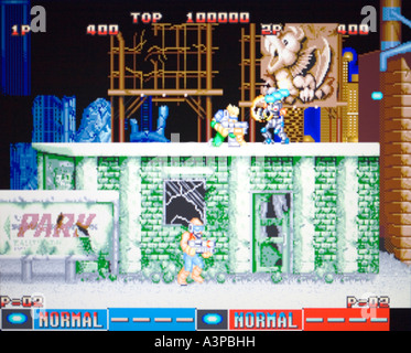 Cyber Lip SNK Corporation 1990 vintage arcade videogame screenshot ...