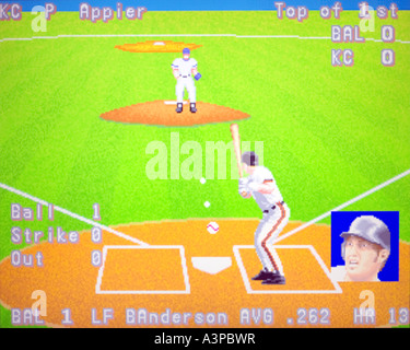 Great Sluggers Namco 1993 vintage arcade videogame screenshot EDITORIAL ...