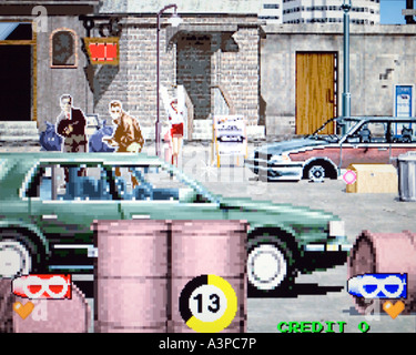 Point Blank Namco Ltd 1994 vintage arcade videogame screenshot ...