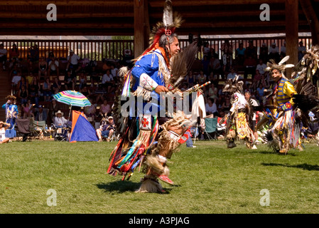 Canada, British Columbia, Kamloops, Kamloopa Pow Wow, Grand Entry ...